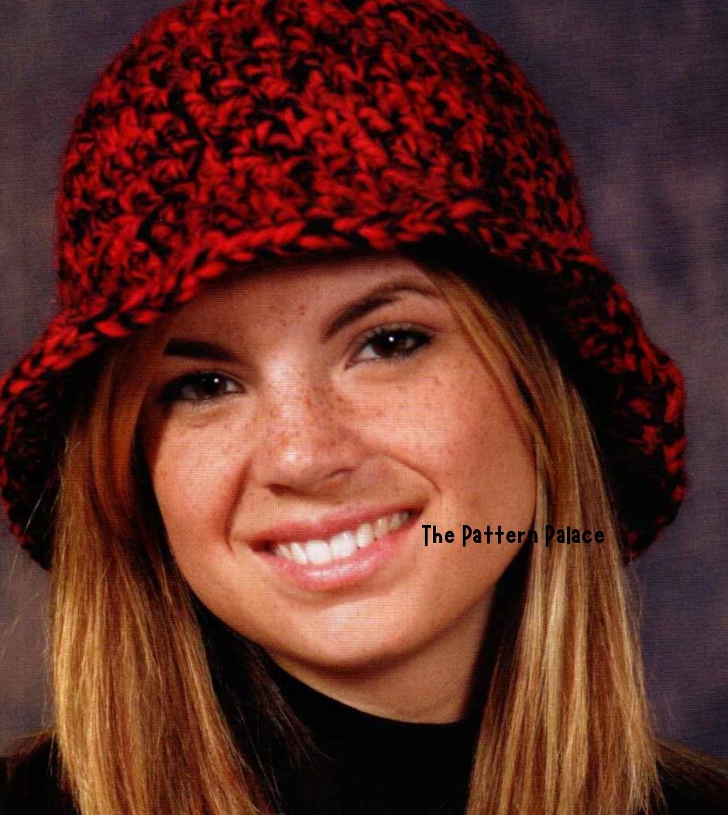 y2k Crochet Bucket Hat Pattern - The Pattern Palace